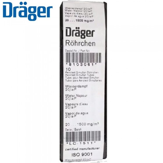 德尔格（Drager） 8103061 压缩空气水检测管
